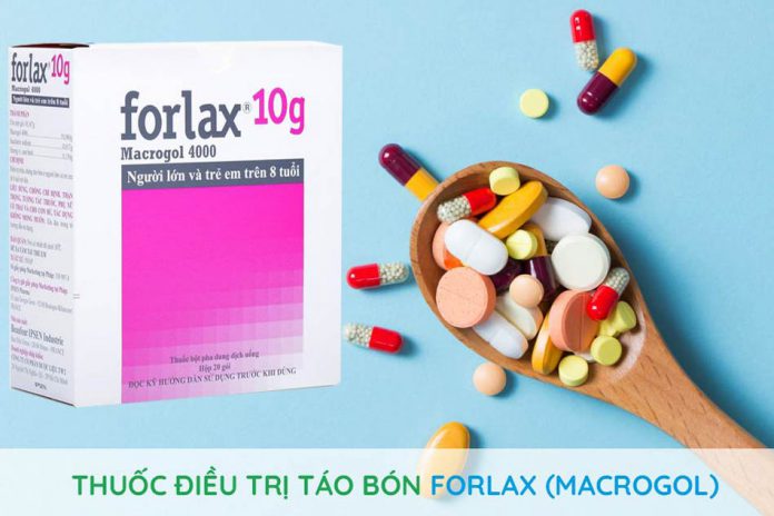 [Tìm hiểu] Thuốc Forlax có tác dụng gì? Giá bán bao nhiêu? Mua ở đâu?