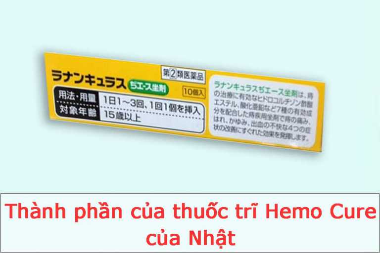 [Review] Hemo Cure: thành phần, công dụng, cách sử dụng và giá bán