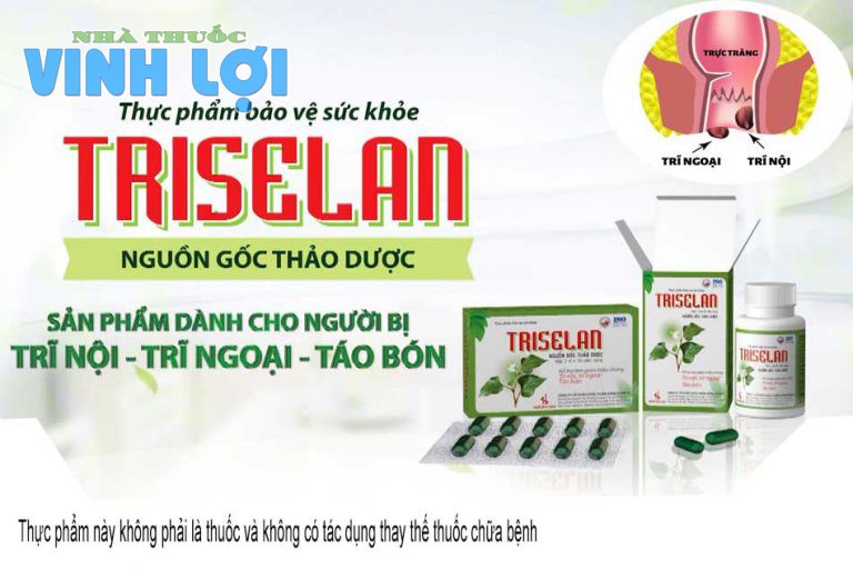 Sử dụng viên uống Triselan chữa bệnh trĩ an toàn không? Review, giá bán