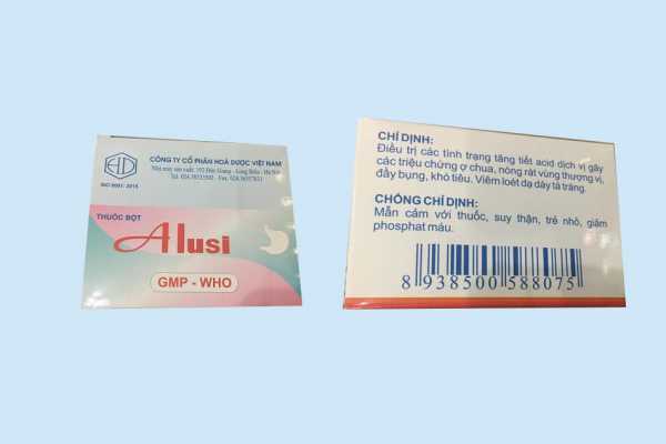 Alusi 5g là thuốc gì? Tác dụng, Hướng dẫn sử dụng, Giá bán