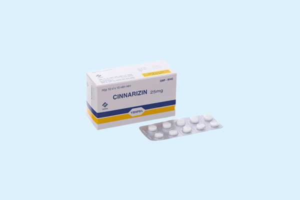 Thuốc Cinnarizine 25mg là thuốc gì? Tác dụng, chỉ định, giá bán