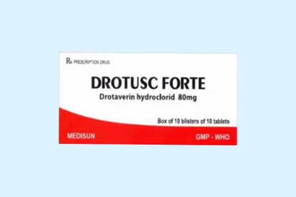 Thuốc Drotusc forte 80mg: Công dụng, cách dùng - Liều dùng, Giá bán