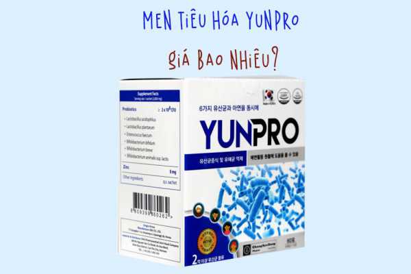 Men vi sinh Yunpro tốt không? Có những loại nào? Cách sử dụng, giá bán