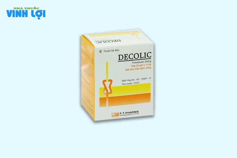Thuốc Decolic 24mg: Tác dụng, Chỉ định, Hướng dẫn sử dụng, Giá bán