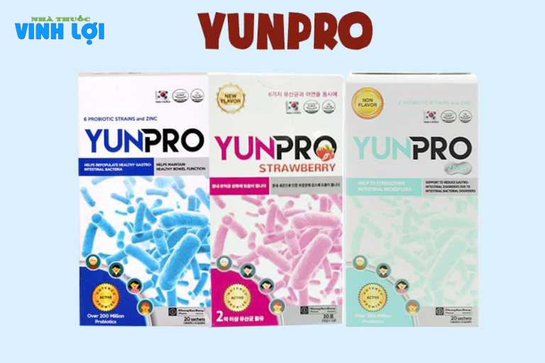 Men vi sinh Yunpro tốt không? Có những loại nào? Cách sử dụng, giá bán