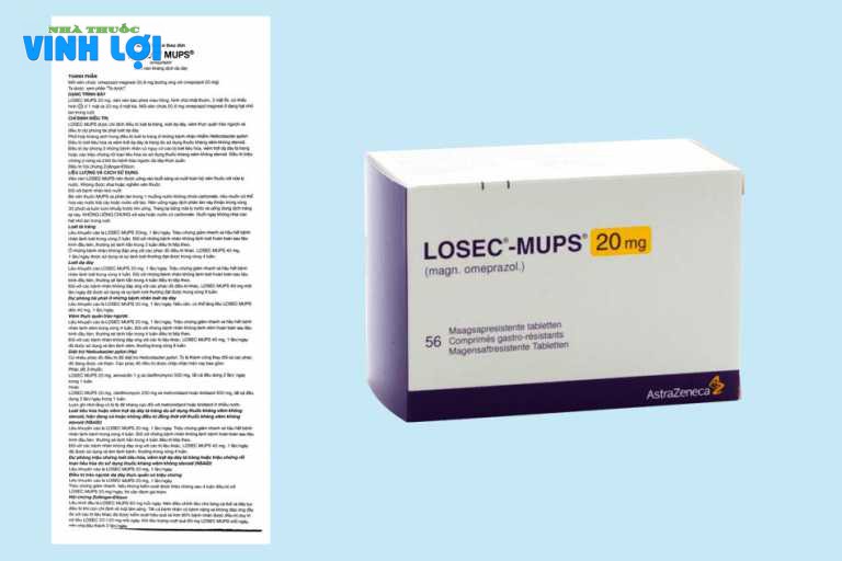 Thuốc Losec mups là thuốc gì? Thành phần, công dụng? Giá bao nhiêu?